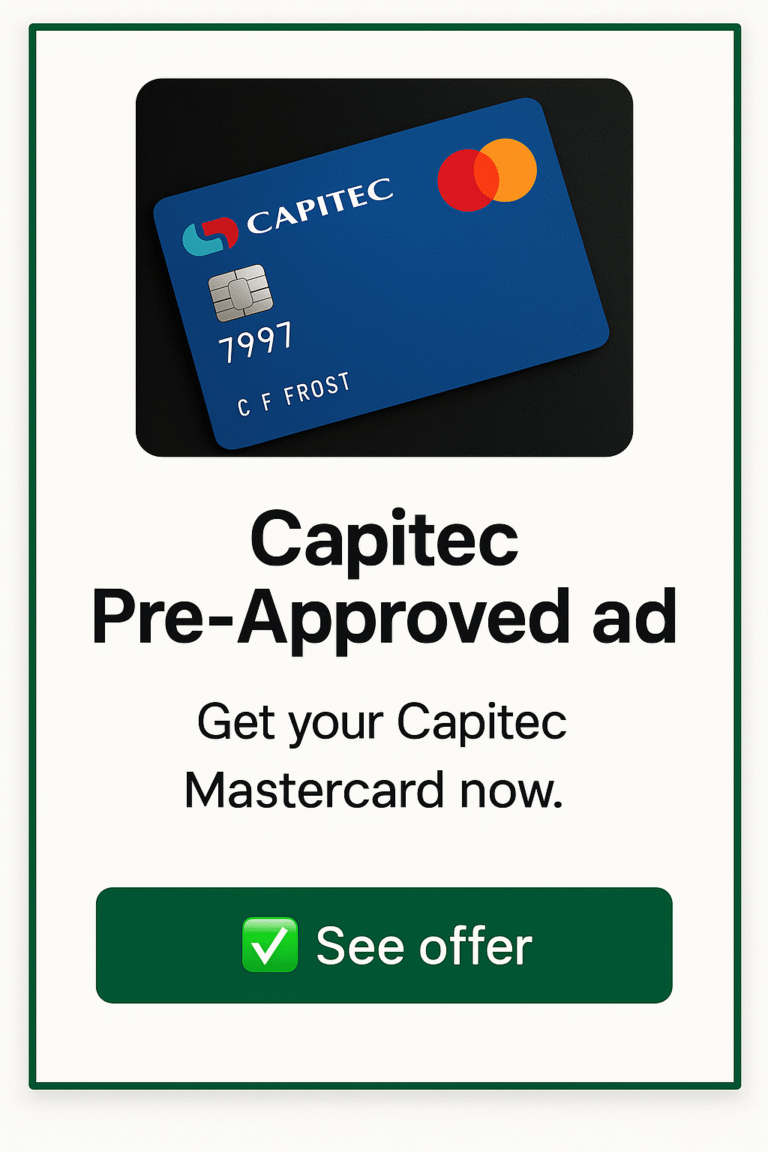 Capitec Bank’s Instant Online Loans and Credit Cards: Apply and Get ...